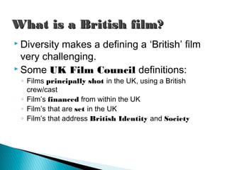 An introduction to British Cinema | PPT