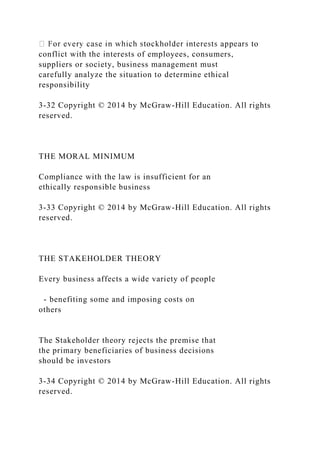 AN INTRODUCTION TO BUSINESS ETHICS CHAPTER THREE CORPORA.docx