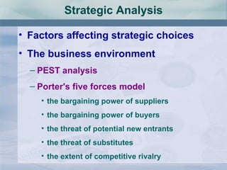 An Introduction To Business Strategy | PPT