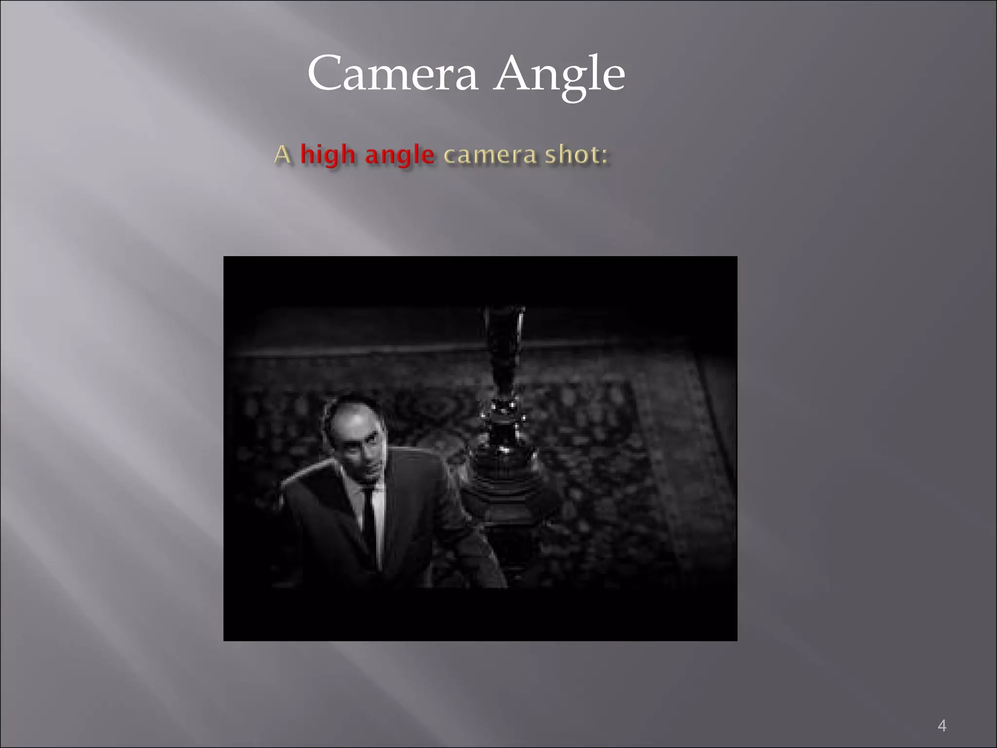 An introduction to camerawork | PPT