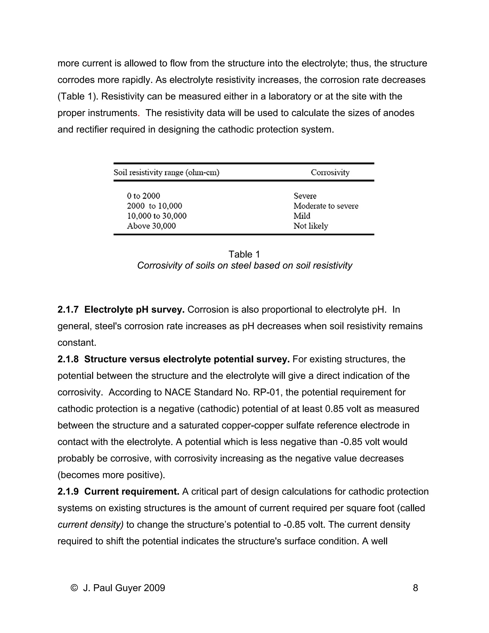 An introduction to cathodic protection | PDF
