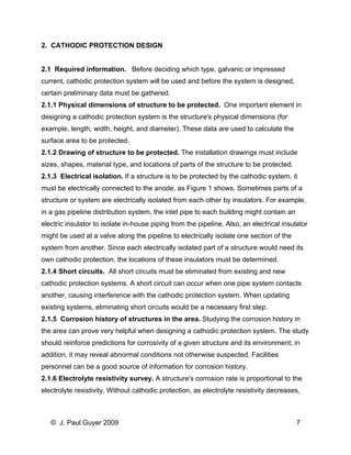 An introduction to cathodic protection | PDF