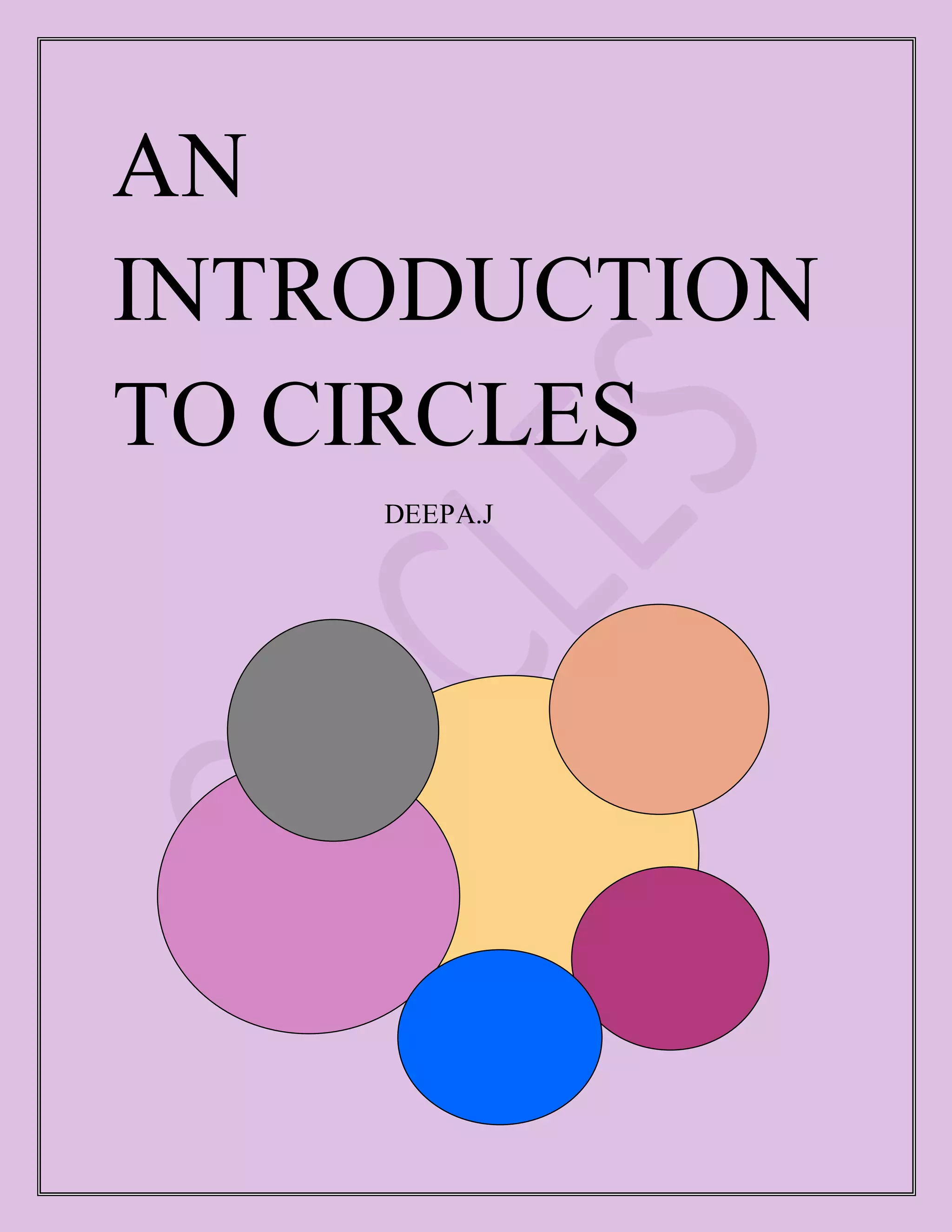 An introduction to circles | DOCX
