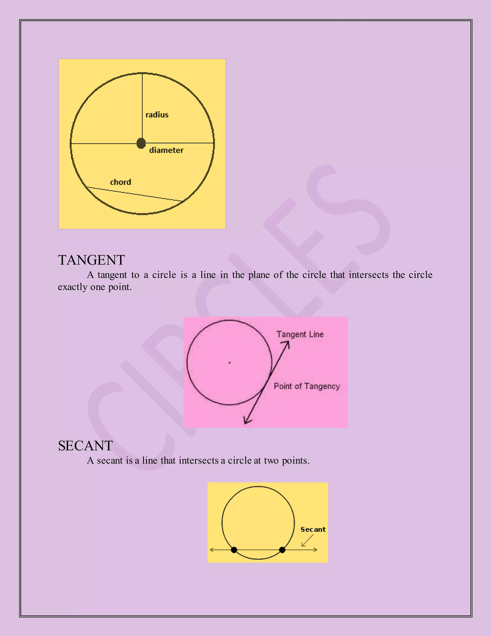 An introduction to circles | DOCX
