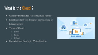 An introduction to cloud systems architecture | PPTX