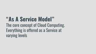 An introduction to cloud systems architecture | PPTX