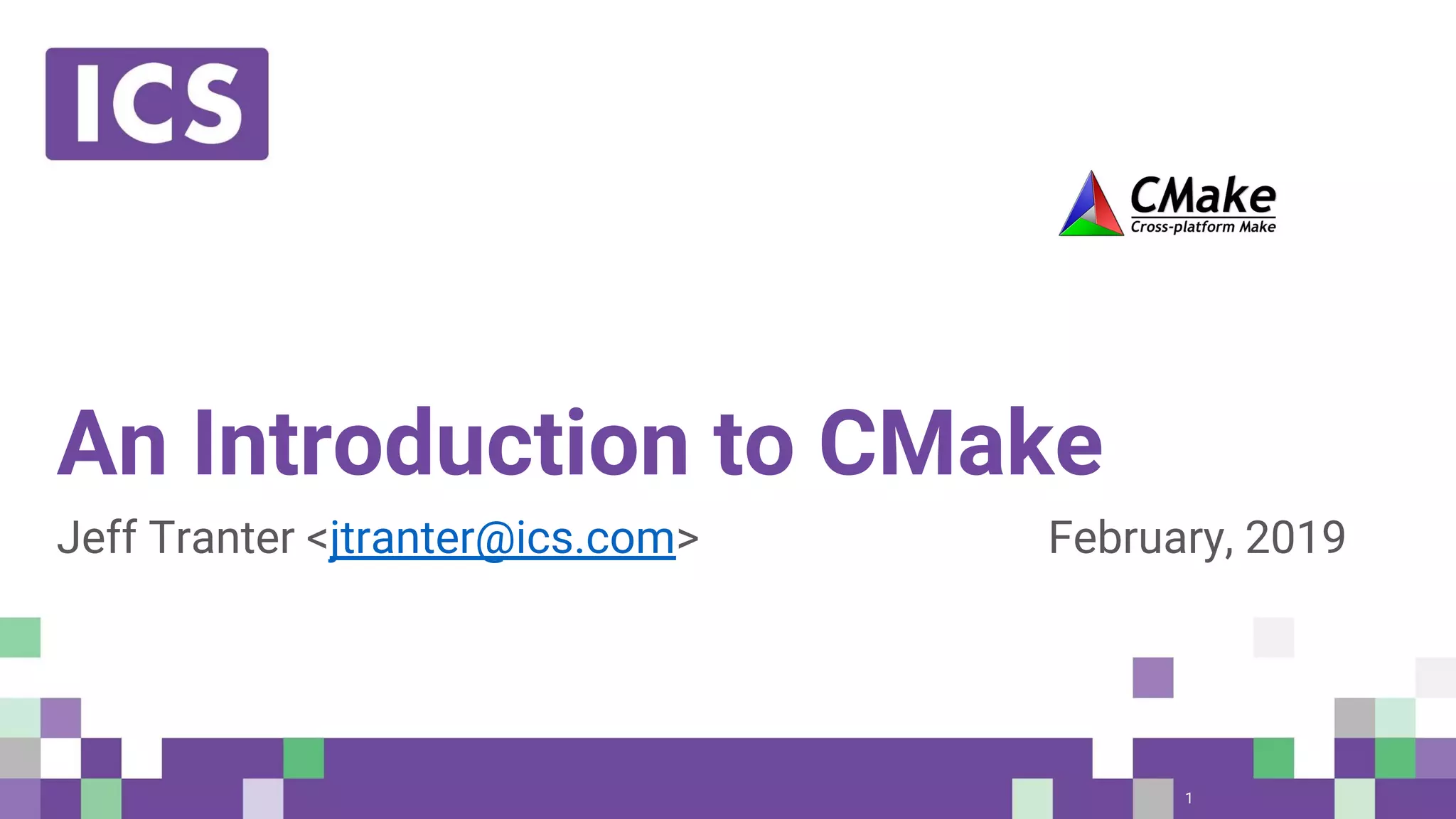 An Introduction To Cmake Pdf Programming Languages Computing