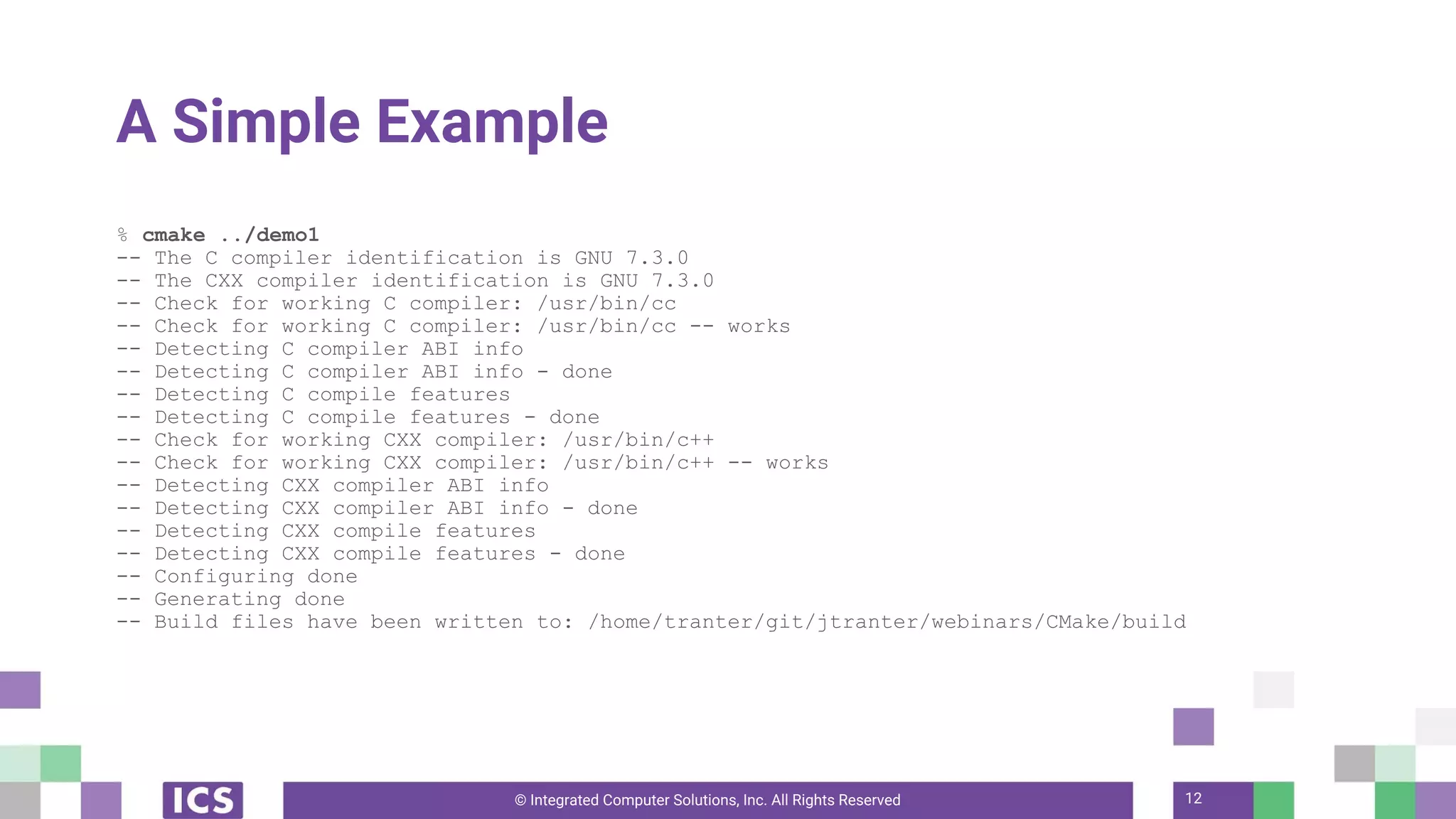 An Introduction To Cmake Pdf Programming Languages Computing
