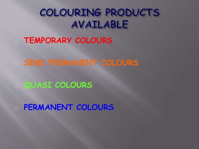 An introduction to colour | PPTX | Hair Care | Beauty