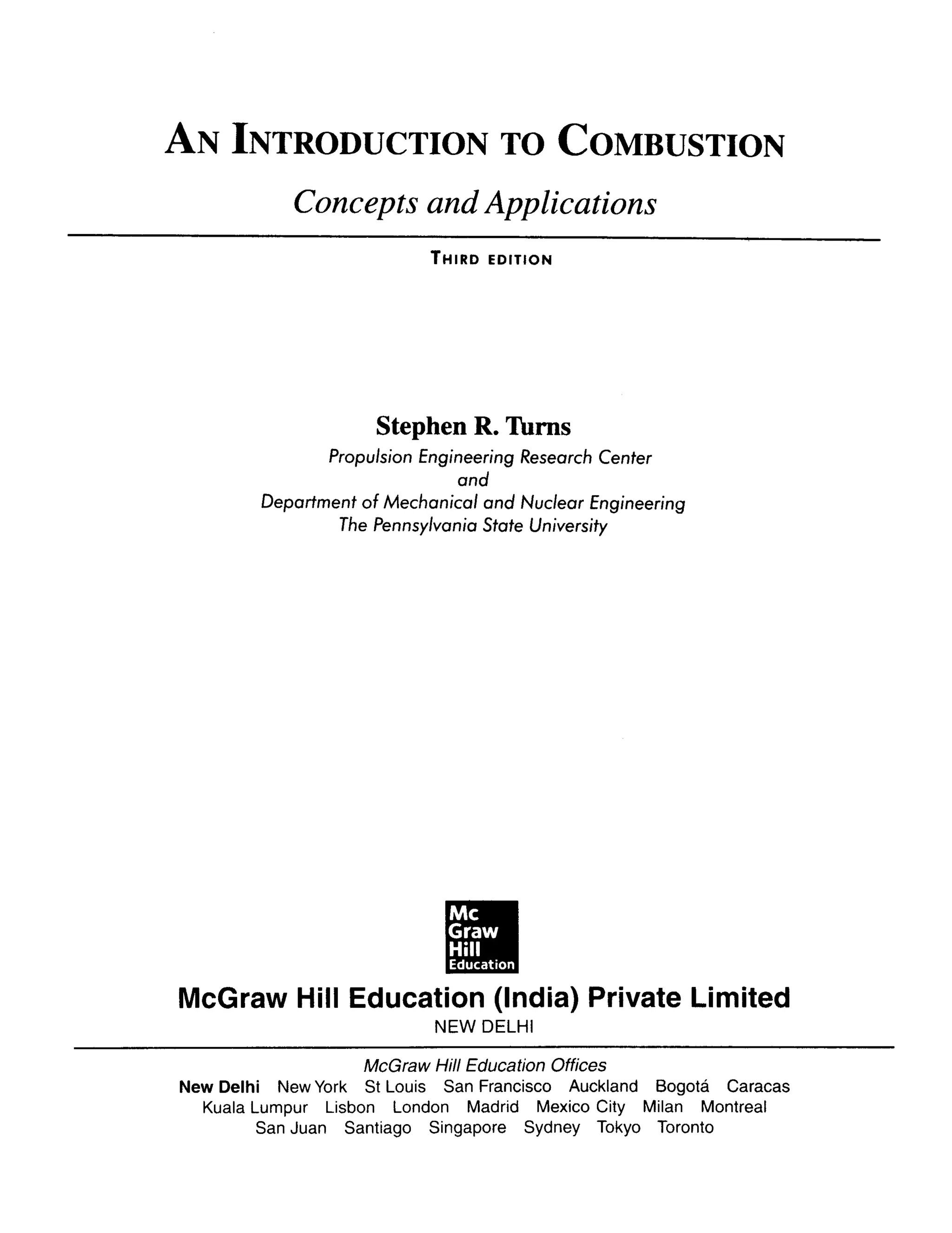 An introduction to combustion concept and applications | PDF | Chemistry | Science