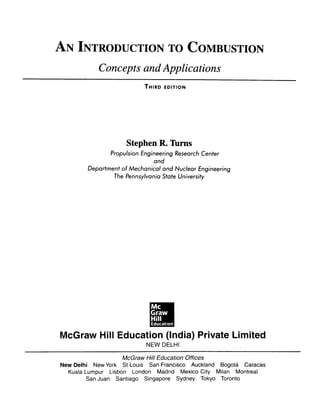 An introduction to combustion concept and applications | PDF