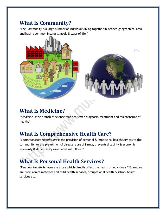 An Introduction To Community Medicine Basic Definitions Surgicome
