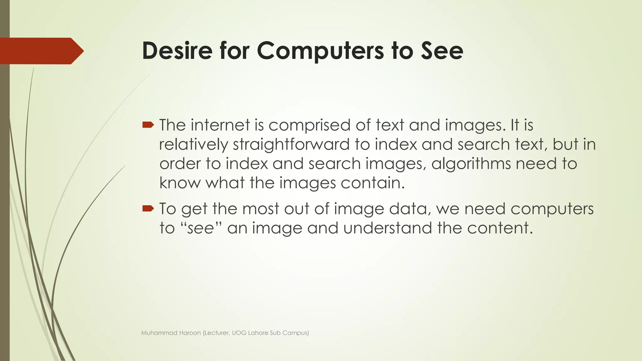 An introduction to computer vision | PPT