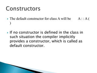 An introduction to constructor | PPT