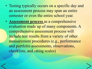 An introduction to contemporary educational testing and measurement | PPT