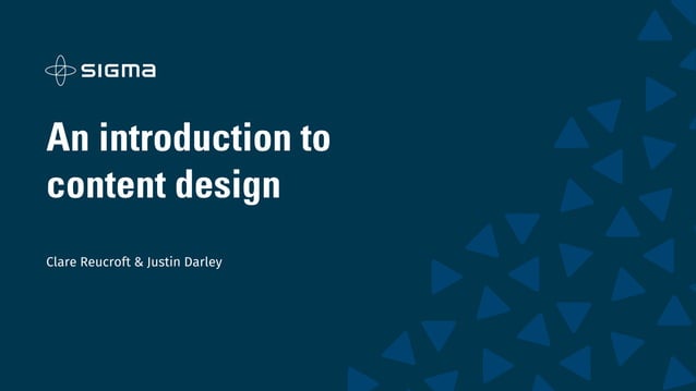 An introduction to content design | PDF