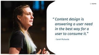 An introduction to content design | PDF