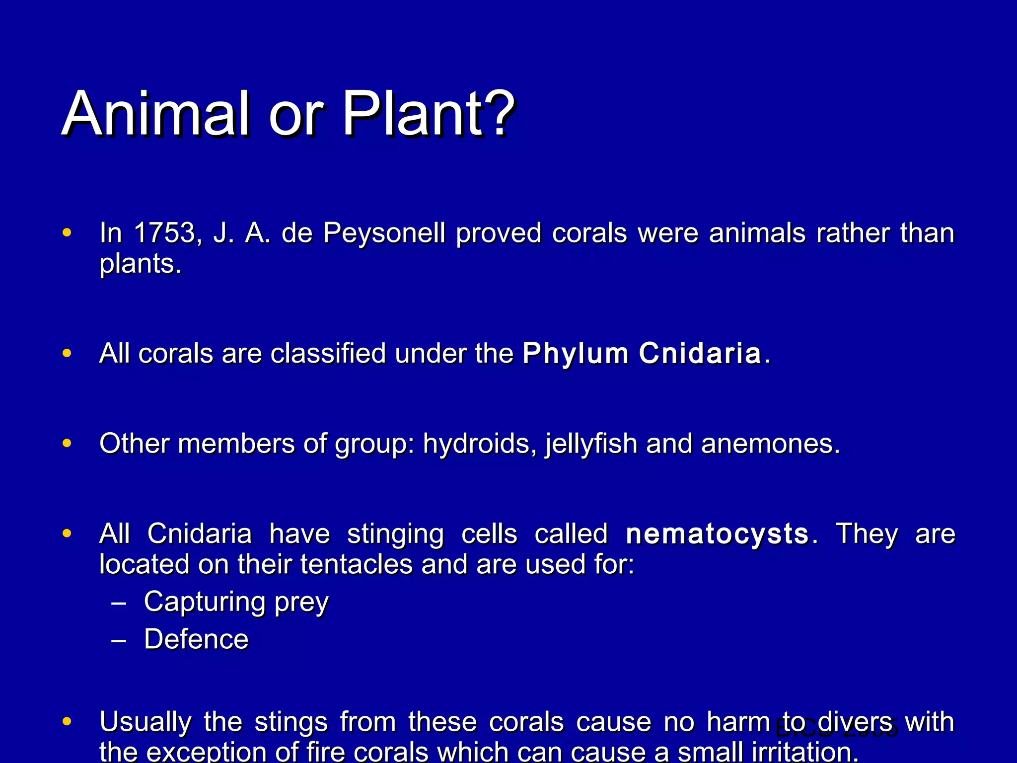 An Introduction to Coral Reefs | PPT