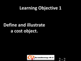An introduction to cost terms and purposes | PPT