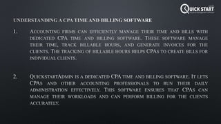 An Introduction to CPA Time and Billing Software - QuickstartAdmin ...