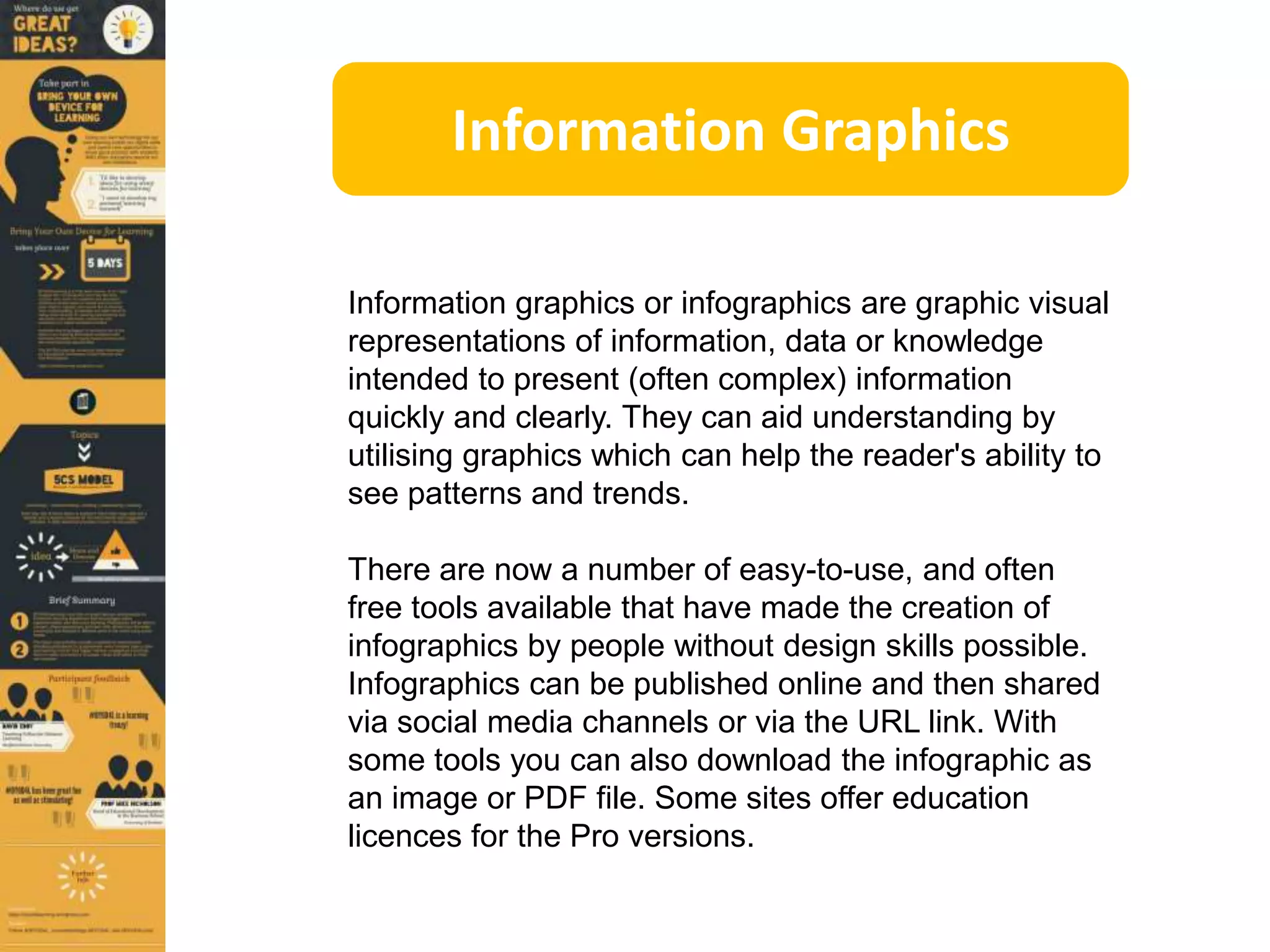 An introduction to creating infographics | PPTX
