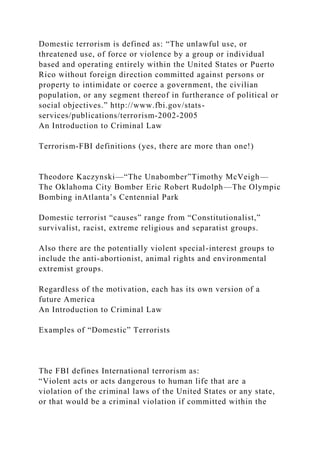 An Introduction to Criminal LawMultinational Criminal .docx