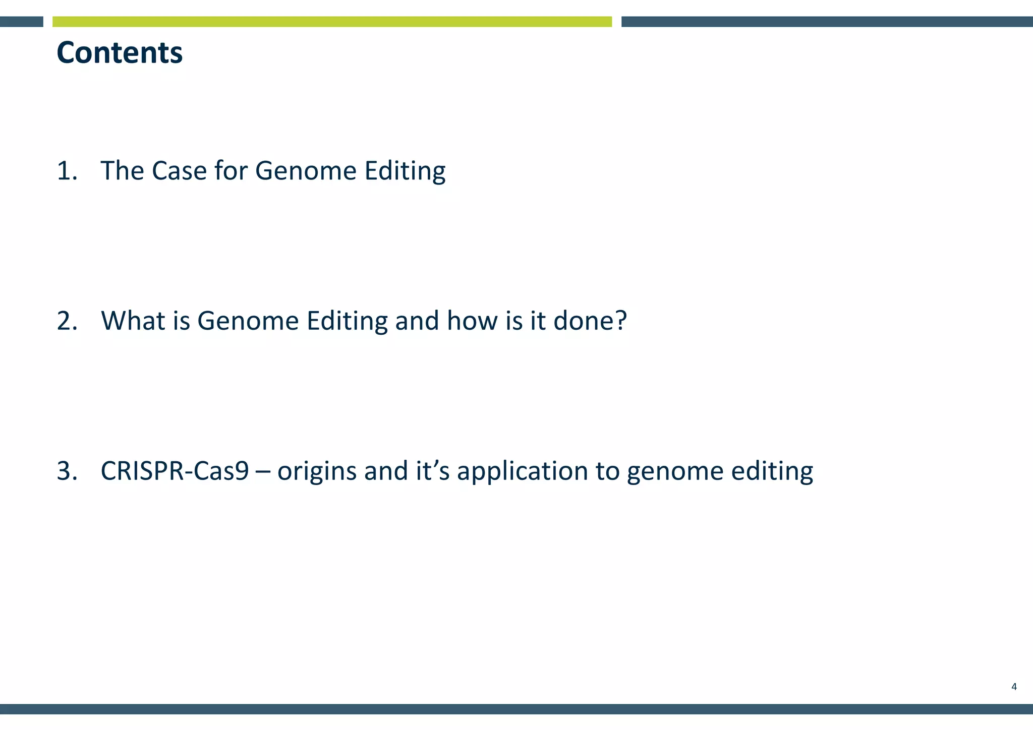 An Introduction to Crispr Genome Editing | PPTX