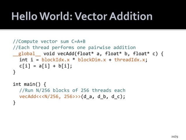 An Introduction to CUDA-OpenCL - University.pptx | Programming Languages | Computing