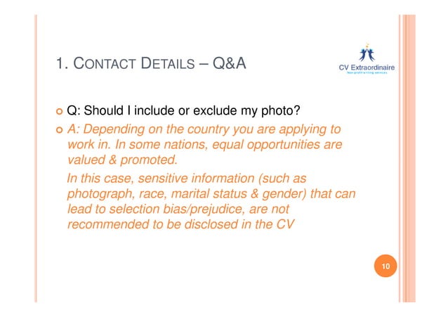 An introduction to cv writing extended | PPT