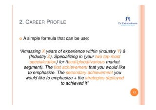 An introduction to cv writing extended | PDF