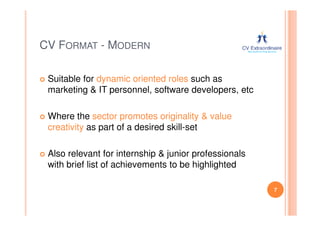 An introduction to cv writing extended | PDF