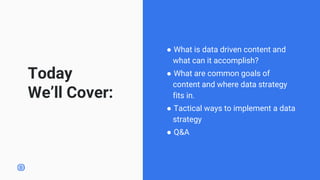 An Introduction to Data-Driven Content | PPT
