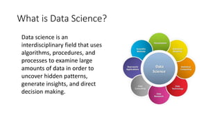An Introduction to Data Science.pptx learn | PPTX