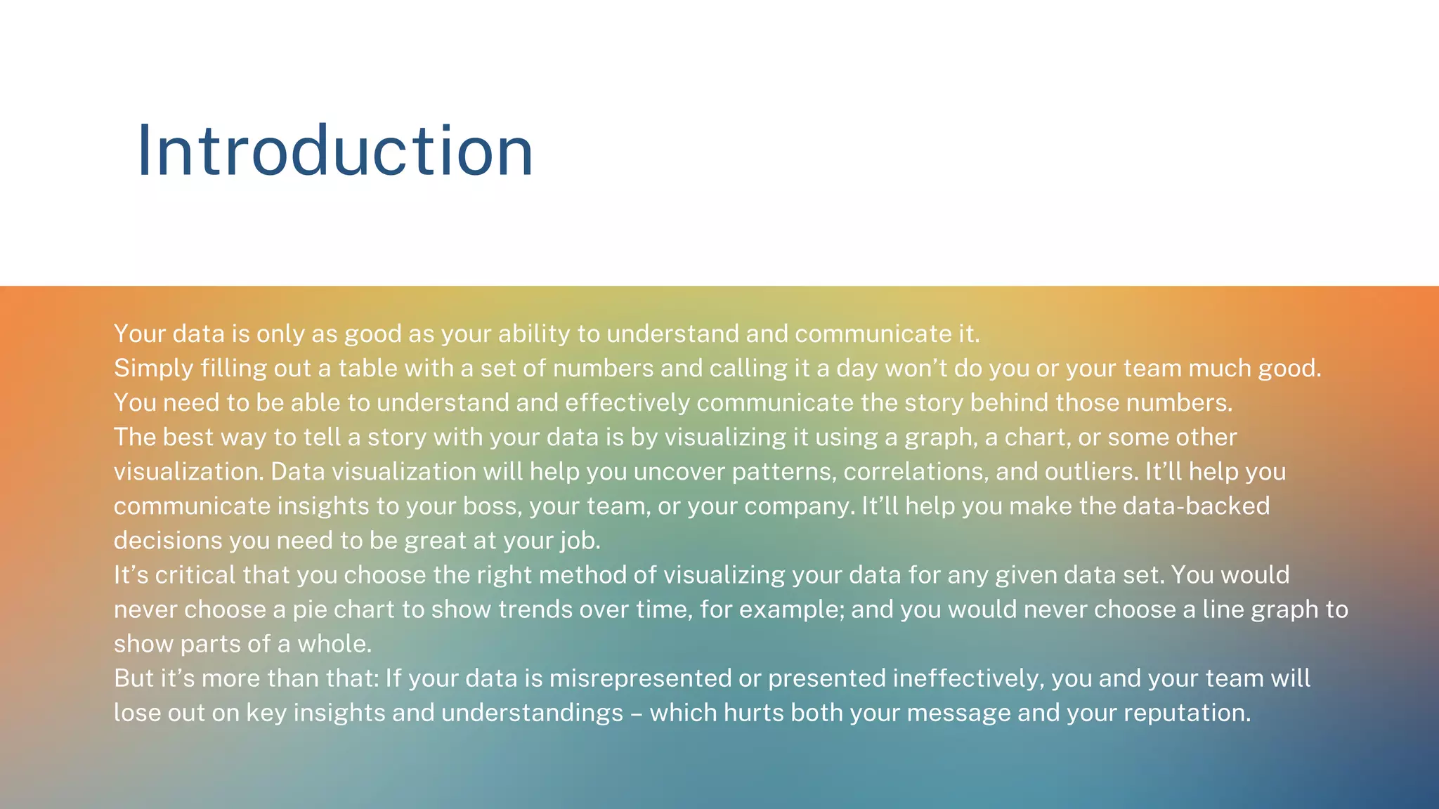 An Introduction to Data Visualization | PDF