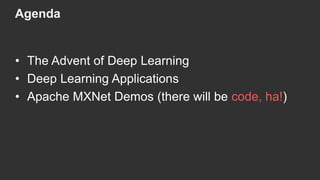 An Introduction to Deep Learning with Apache MXNet (November 2017) | PPT