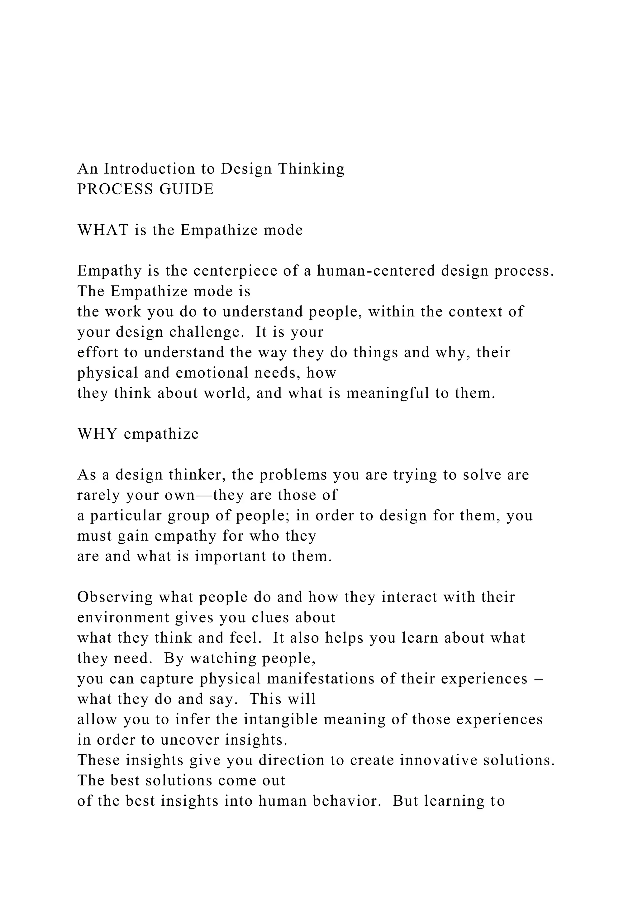 An Introduction to Design ThinkingPROCESS GUIDEWHAT is t.docx