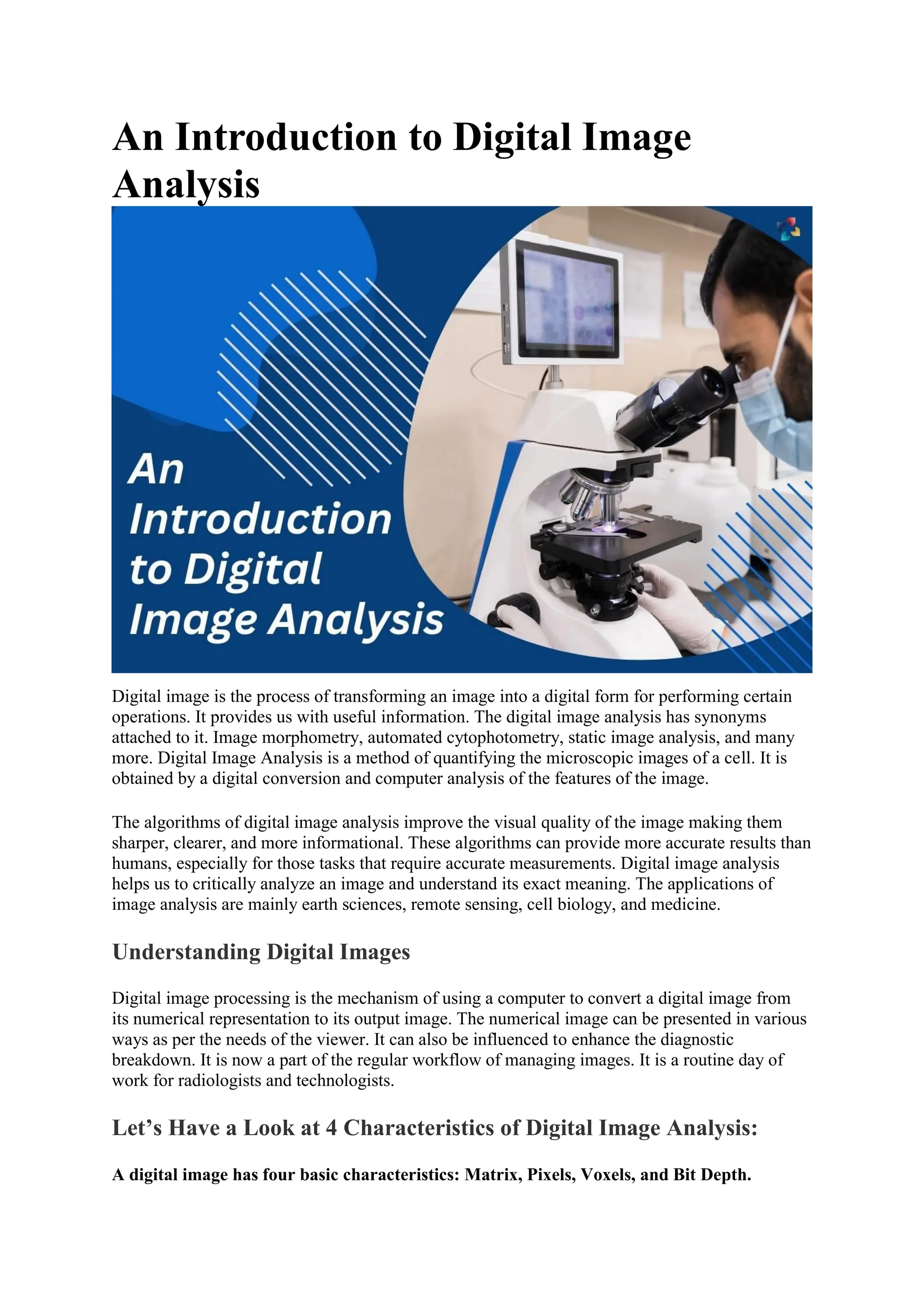 An Introduction to Digital Image Analysis.pdf