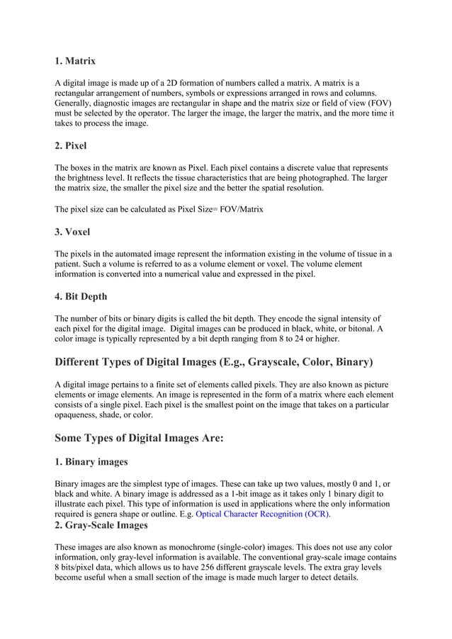 An Introduction to Digital Image Analysis.pdf | Photo Editing Software | Computer Software and ...