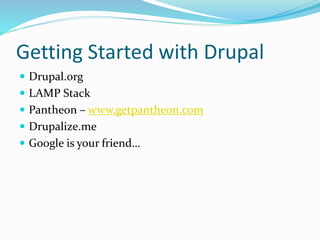Introduction to Drupal | PPT