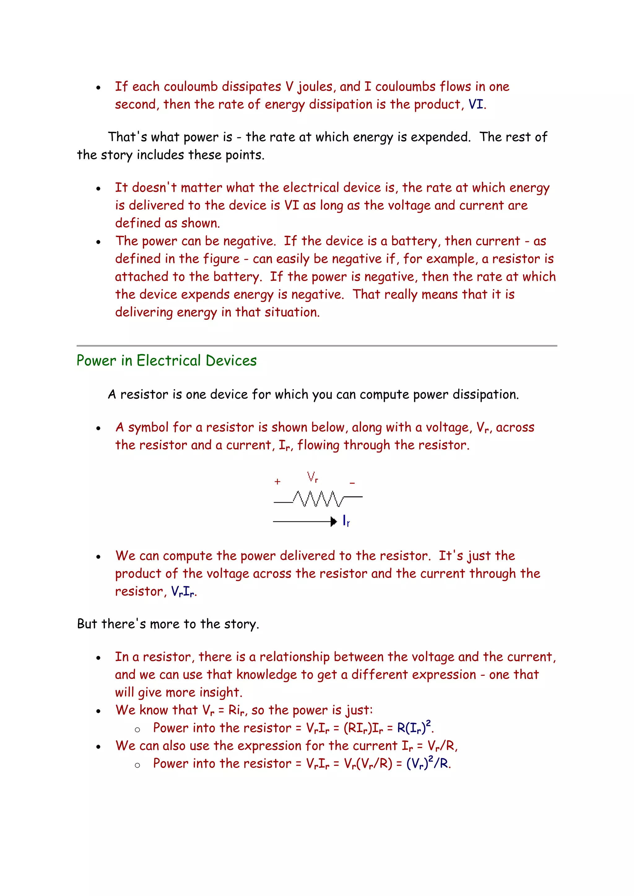 An introduction to electrical power and energy | DOCX