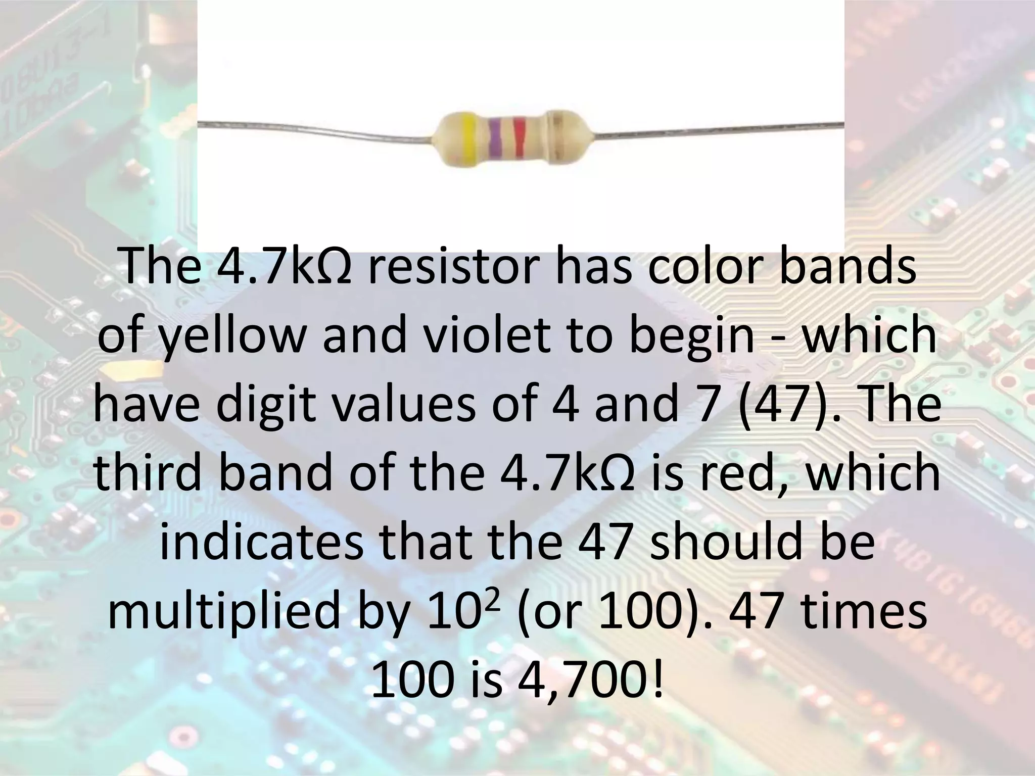 An introduction to electronic components | PPTX