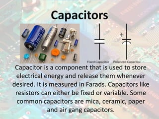 An introduction to electronic components | PPTX