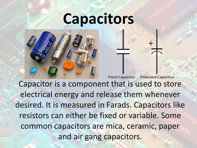 An introduction to electronic components | PPTX | Home Appliances | Home & Garden