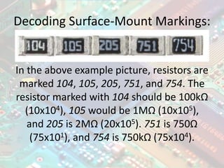 An introduction to electronic components | PPTX