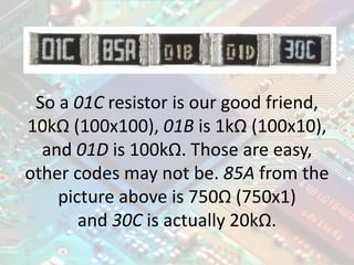 An introduction to electronic components | PPTX | Home Appliances ...