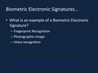 An introduction to electronic data management | PPTX