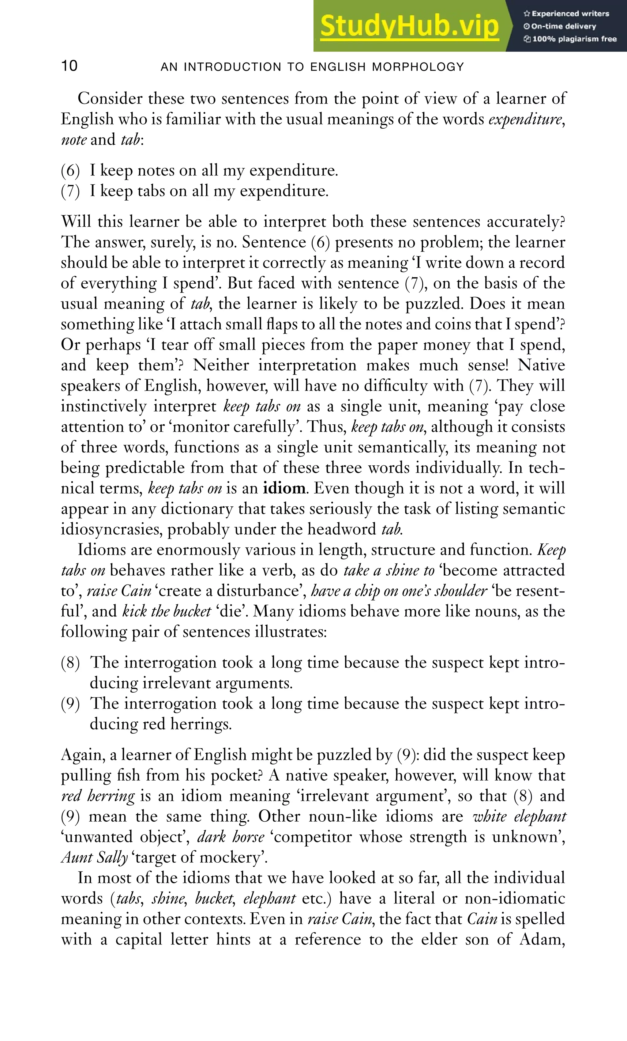 An Introduction To English Morphology Words And Their Structure Edinburgh University Press | PDF