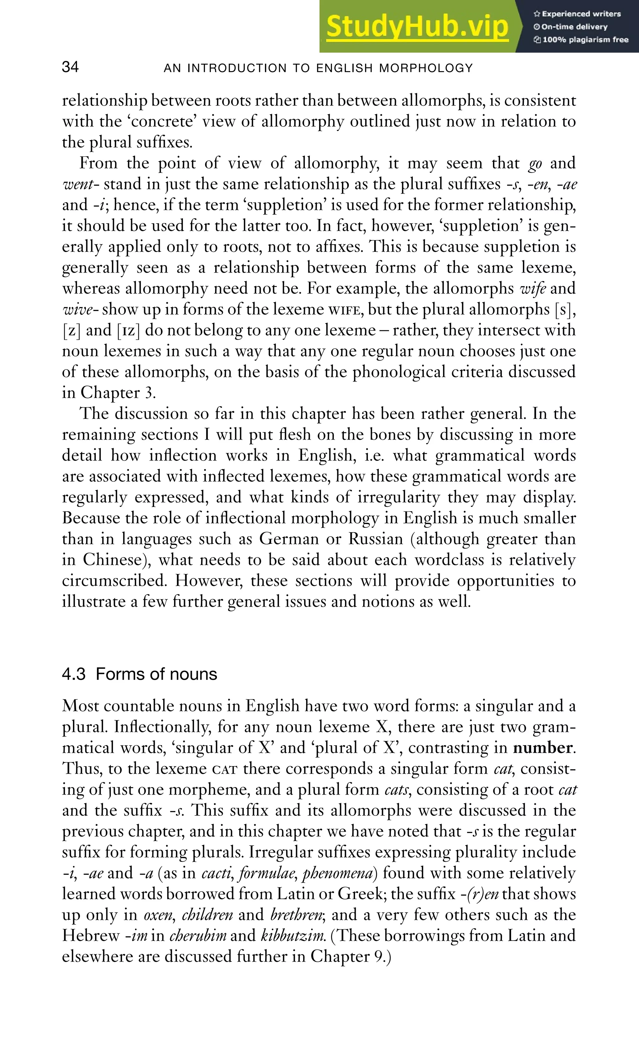 An Introduction To English Morphology Words And Their Structure ...