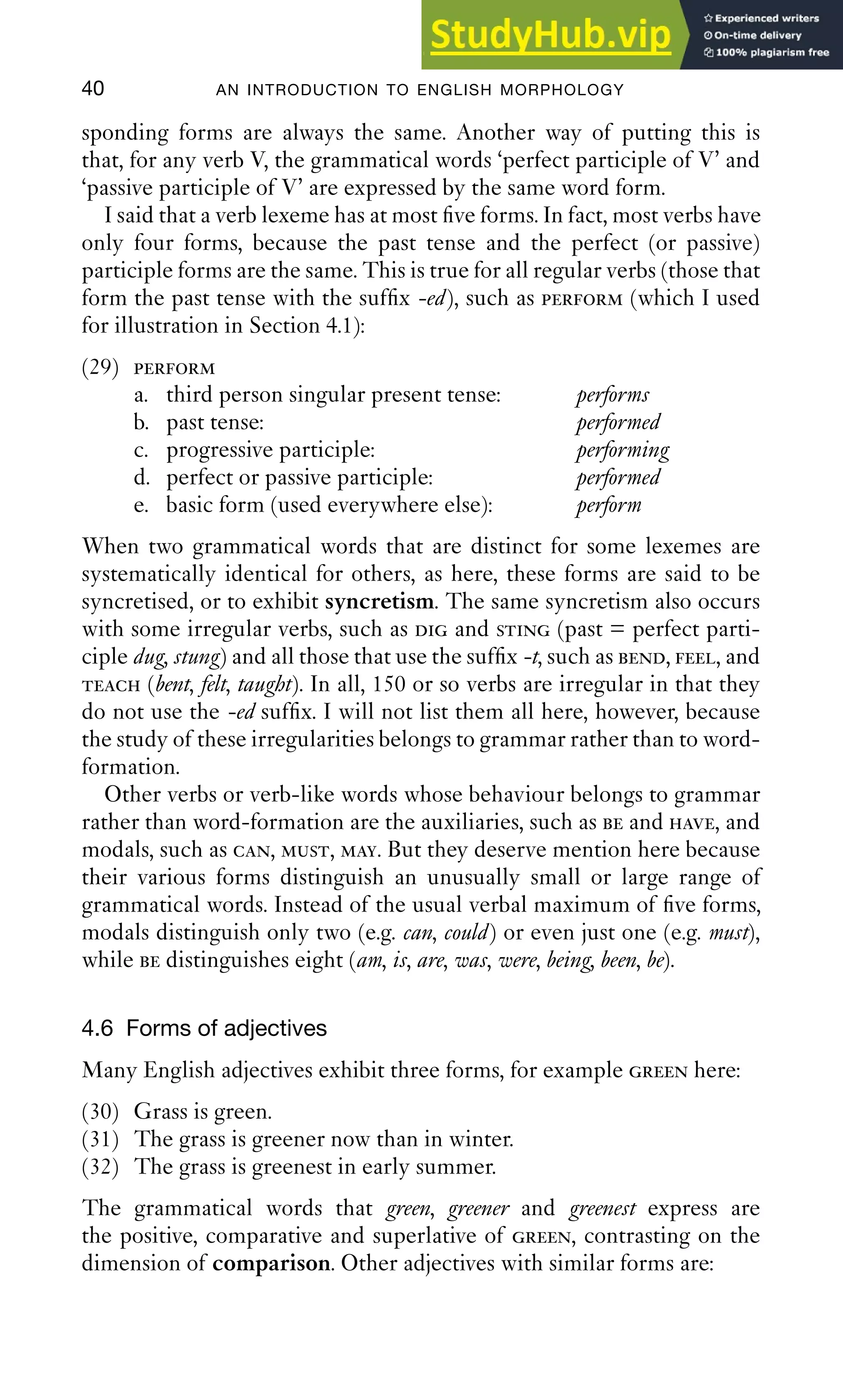An Introduction To English Morphology Words And Their Structure ...