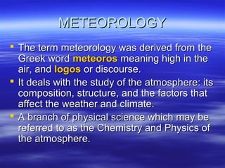 An introduction to environmental science | PPT